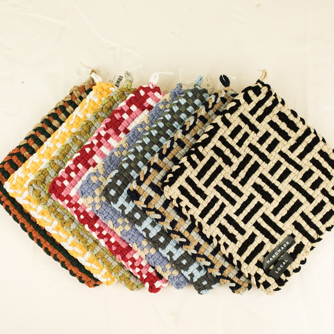Potholder Creations - 8x8 - Assorted Styles | SUGARTREE MILL CO. Potholder Creations - 8x8 - Assorted Styles | SUGARTREE MILL CO.